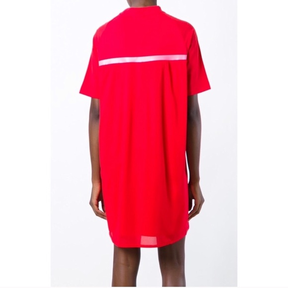 Nike | Dresses | Nike Red Shirt Dress With Pockets | Poshmark